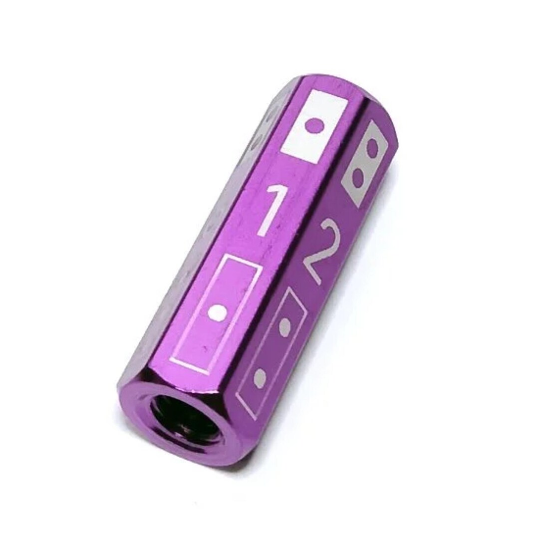 Purple Hex Nut Dice, Aluminium Hexagonal Nut, Hexagon Nut Single D6 Die ...