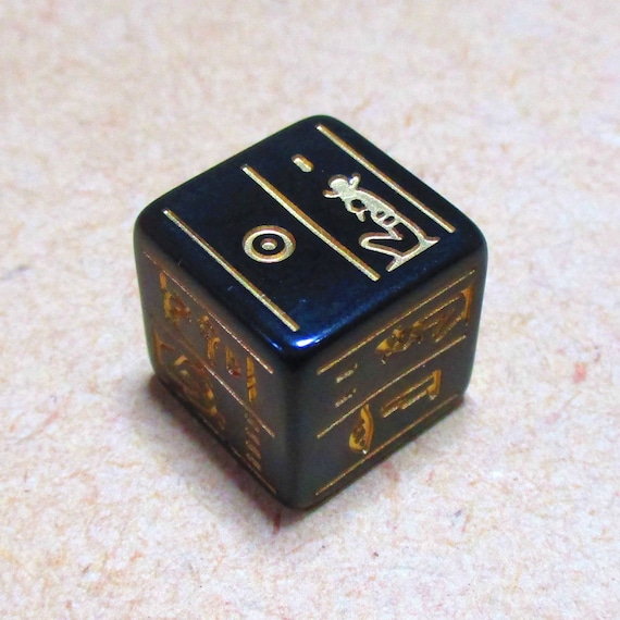 Ancient Egyptian Dice Hieroglyphs Egypt Single D6 Die | Etsy Canada