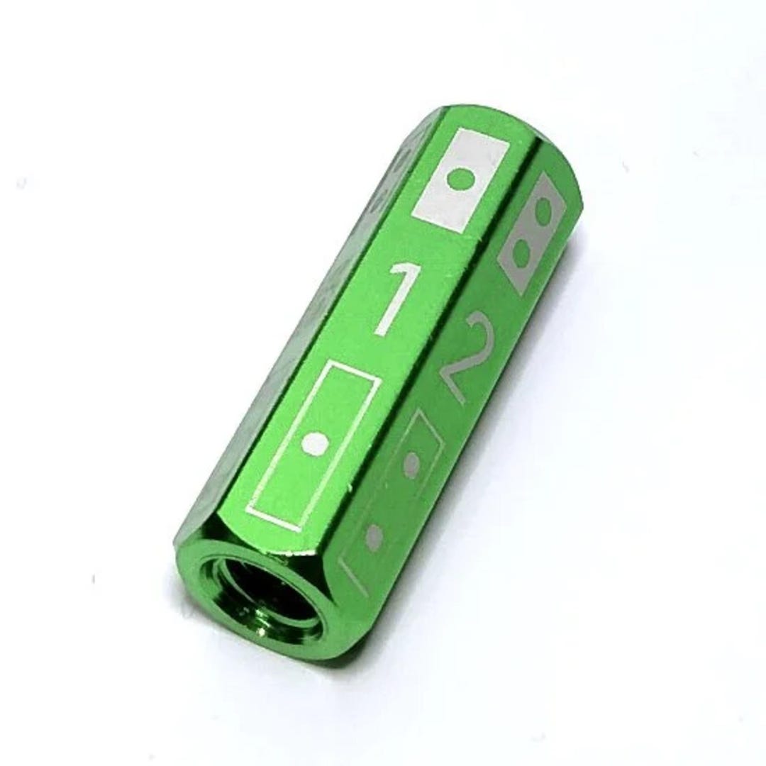 Green Hex Nut Dice, Aluminium Hexagonal Nut, Hexagon Nut Single D6 Die ...