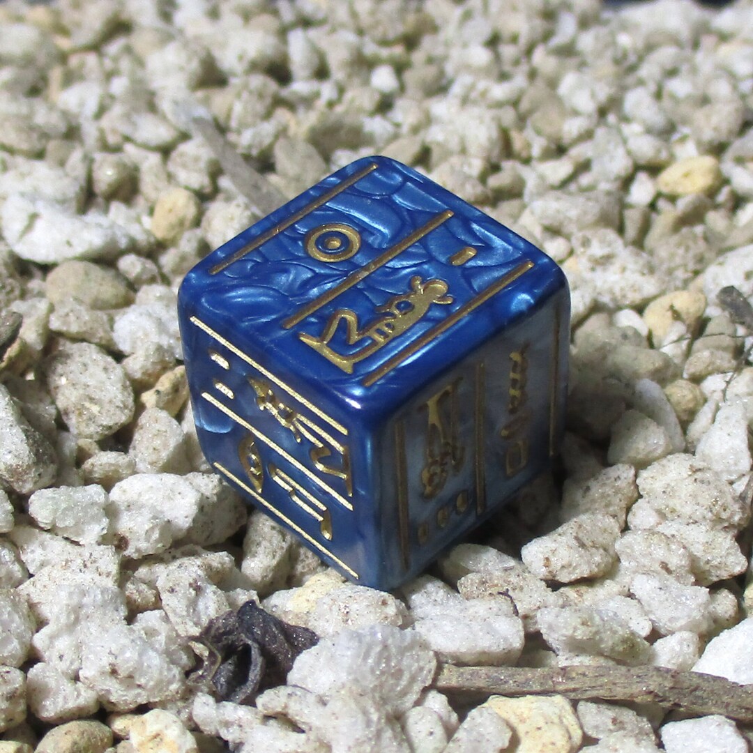 Ancient Egyptian Dice Hieroglyphs Egypt Single D6 Die - Etsy