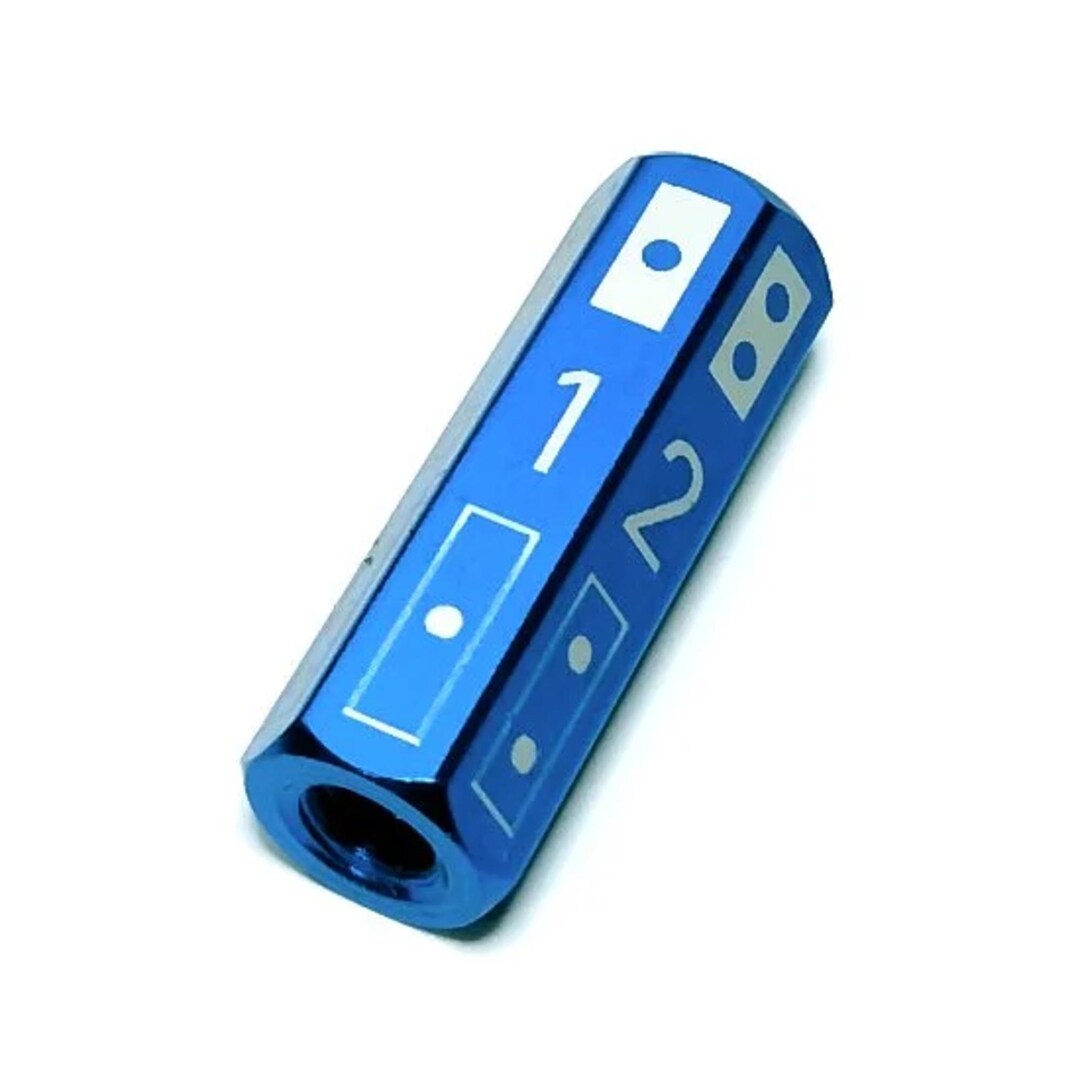 Blue Hex Nut Dice, Aluminium Hexagonal Nut, Hexagon Nut Single D6 Die ...