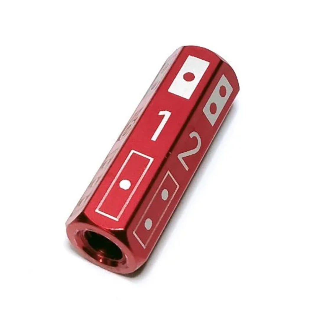 Red Hex Nut Dice, Aluminium Hexagonal Nut, Hexagon Nut Single D6 Die ...