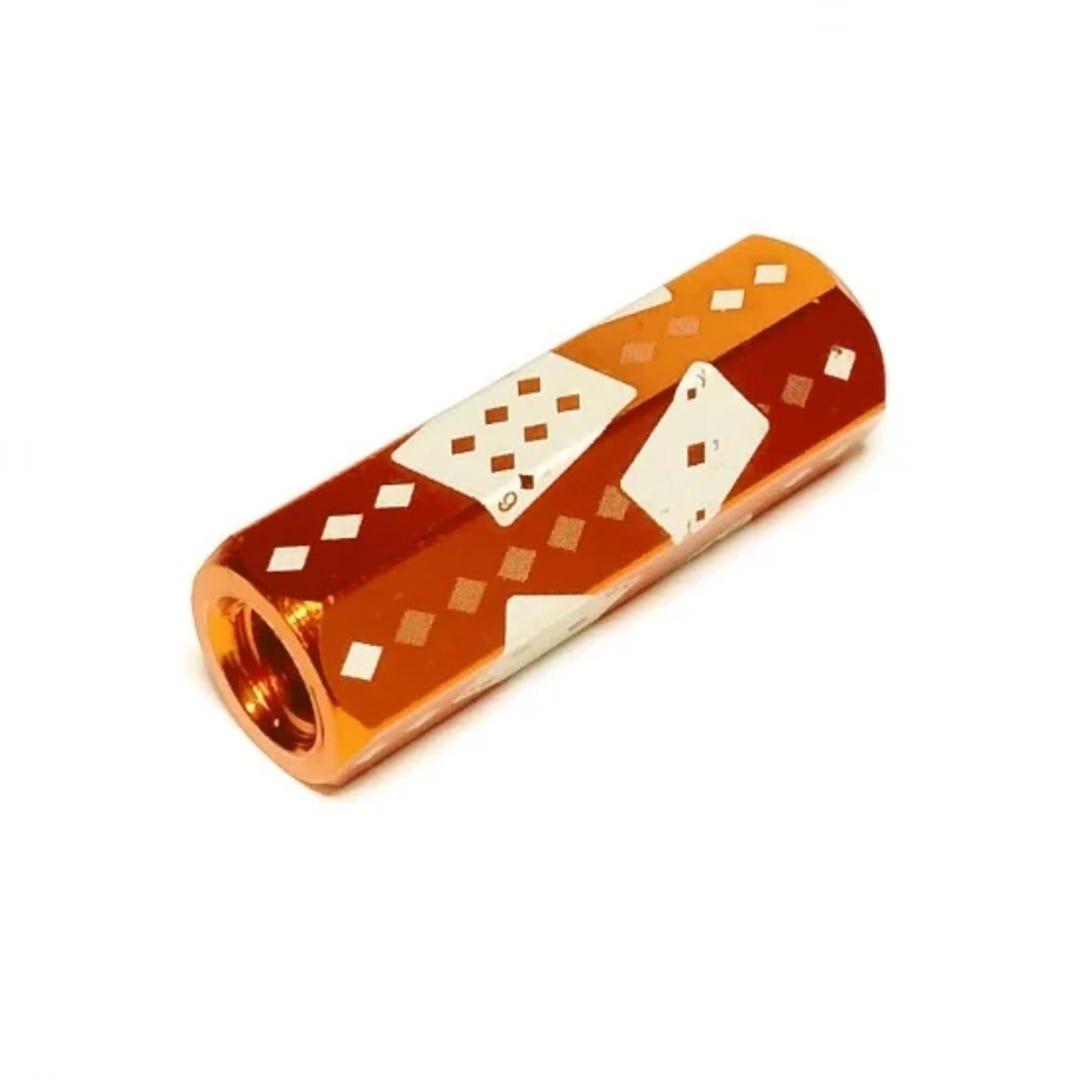 Playing Cards Diamonds Orange Hex Nut Dice, Aluminium Hexagonal Nut ...