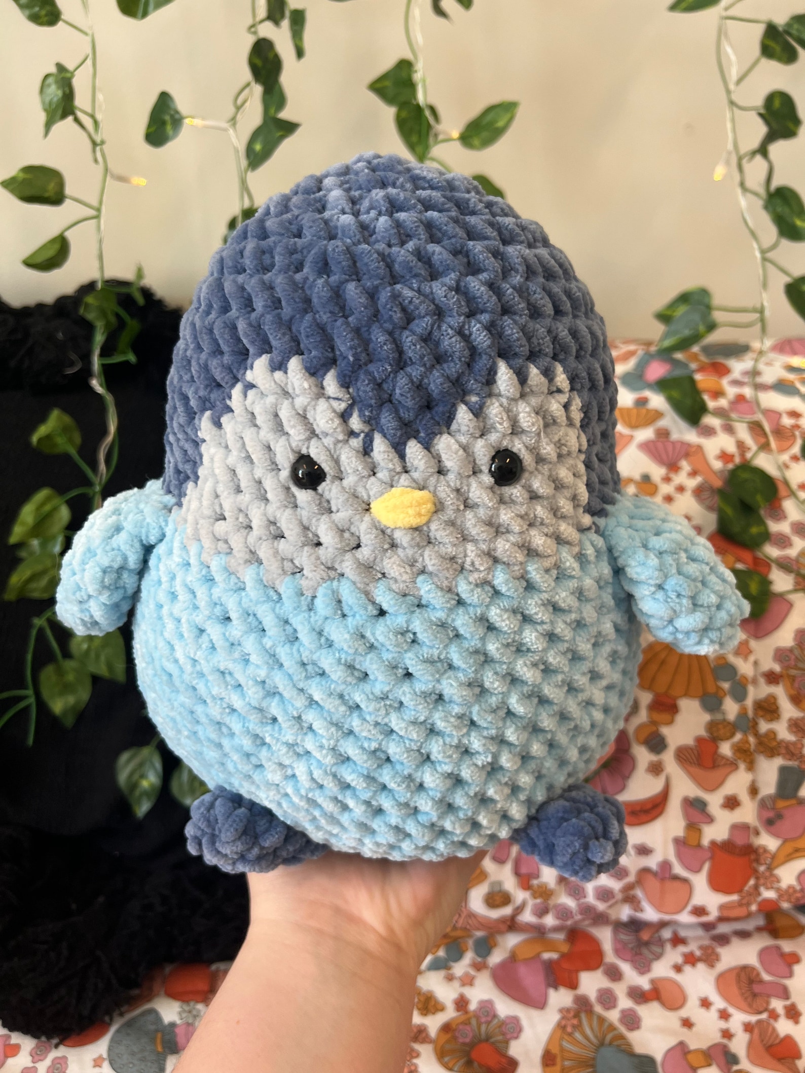Amigurumi Penguin, Crochet Penguin Plush, Jumbo Penguin Plush, Penguin ...