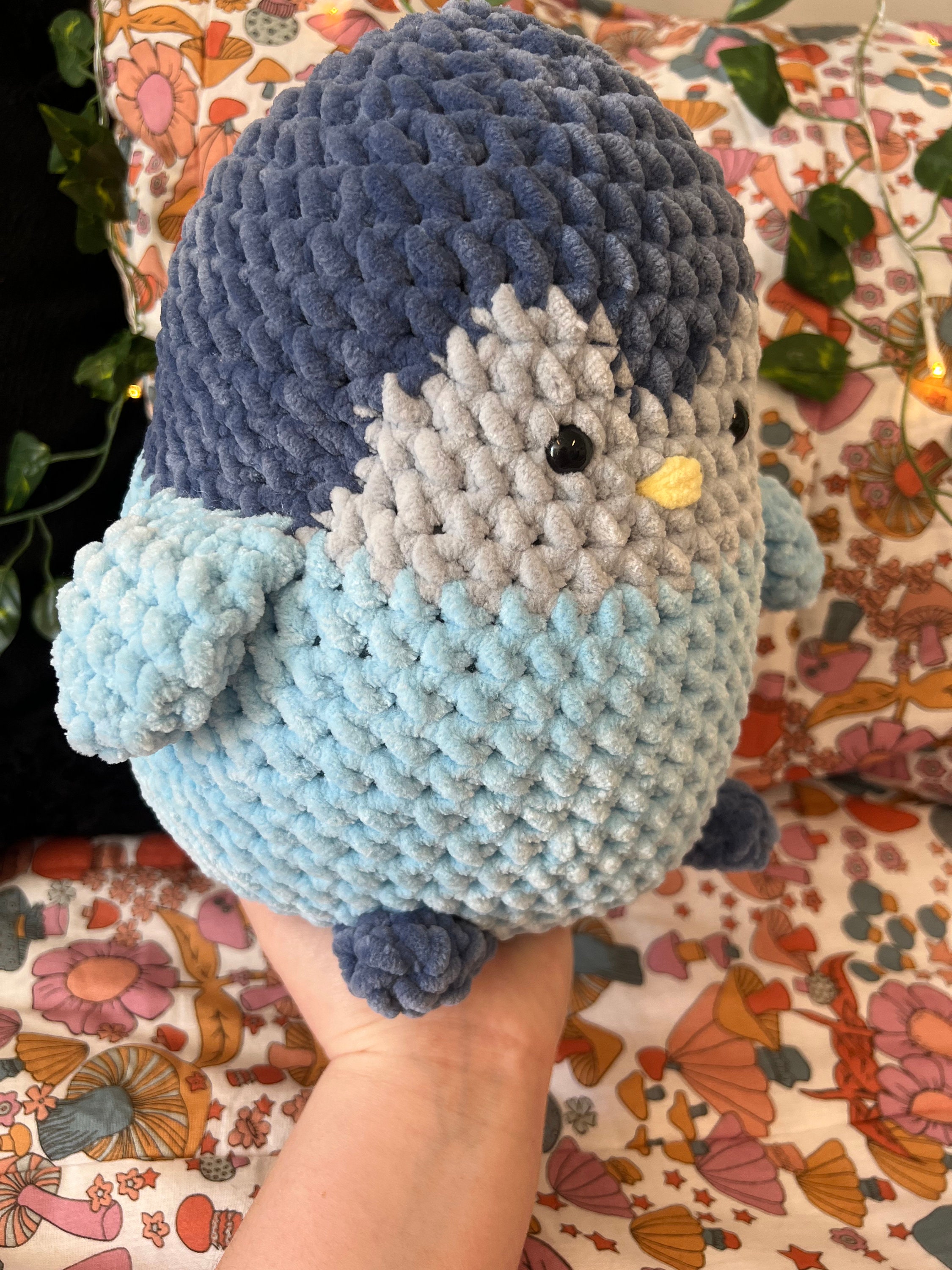 Amigurumi Penguin, Crochet Penguin Plush, Jumbo Penguin Plush, Penguin ...