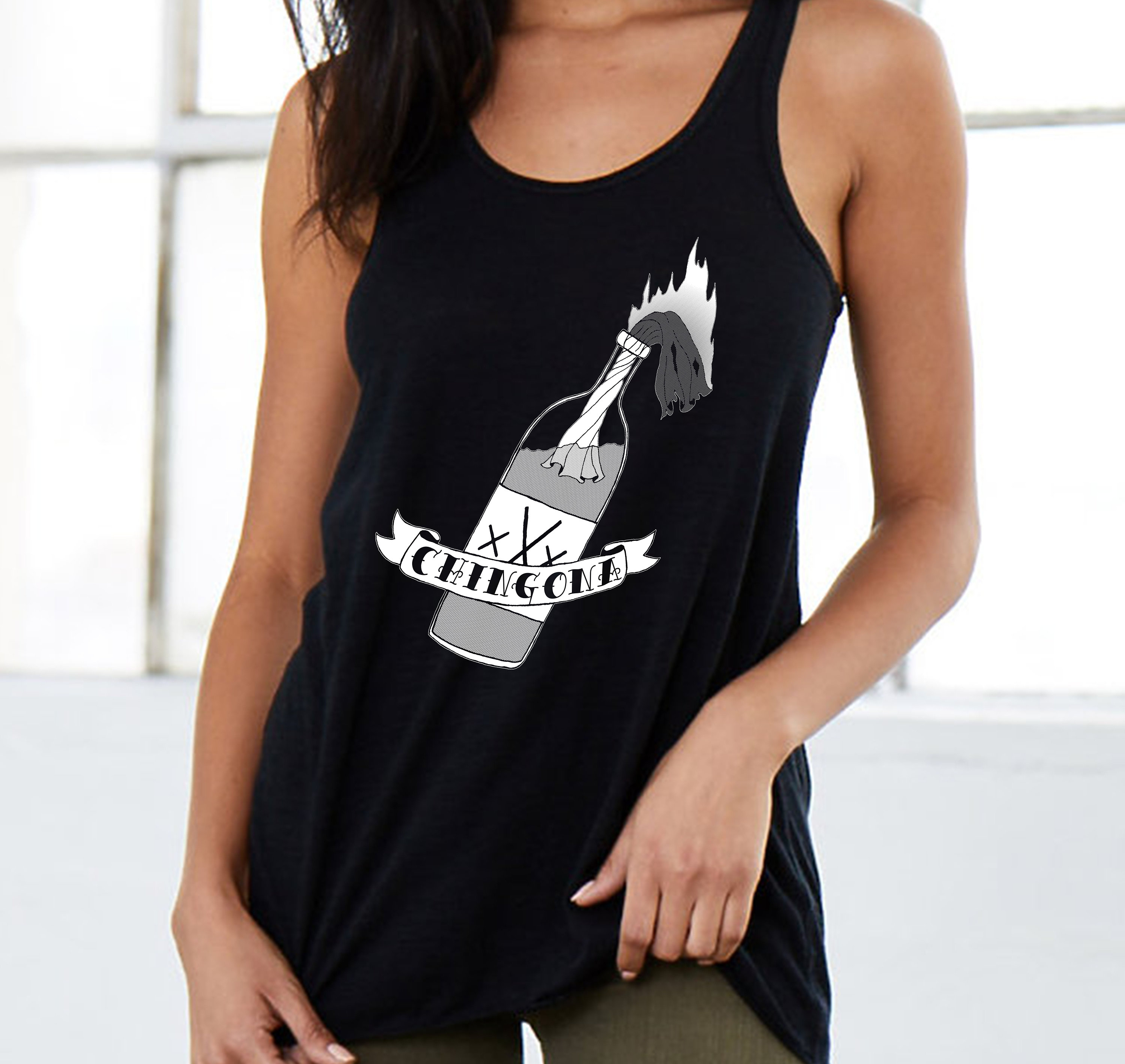 Chingona Molotov Traditional Tattoo Style - Etsy