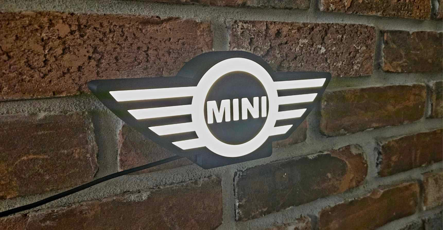 Mini Cooper Logo Illuminated Box (lightbox) - Etsy