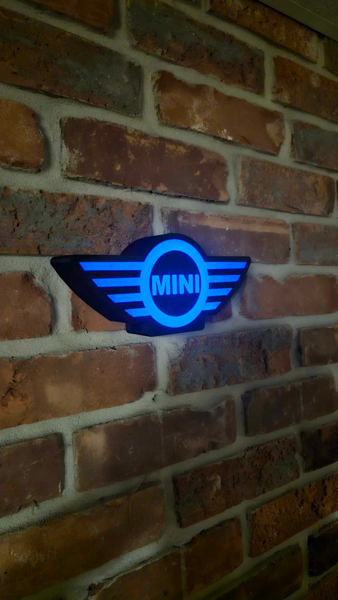 Mini Cooper Logo Illuminated Box (lightbox) - Etsy