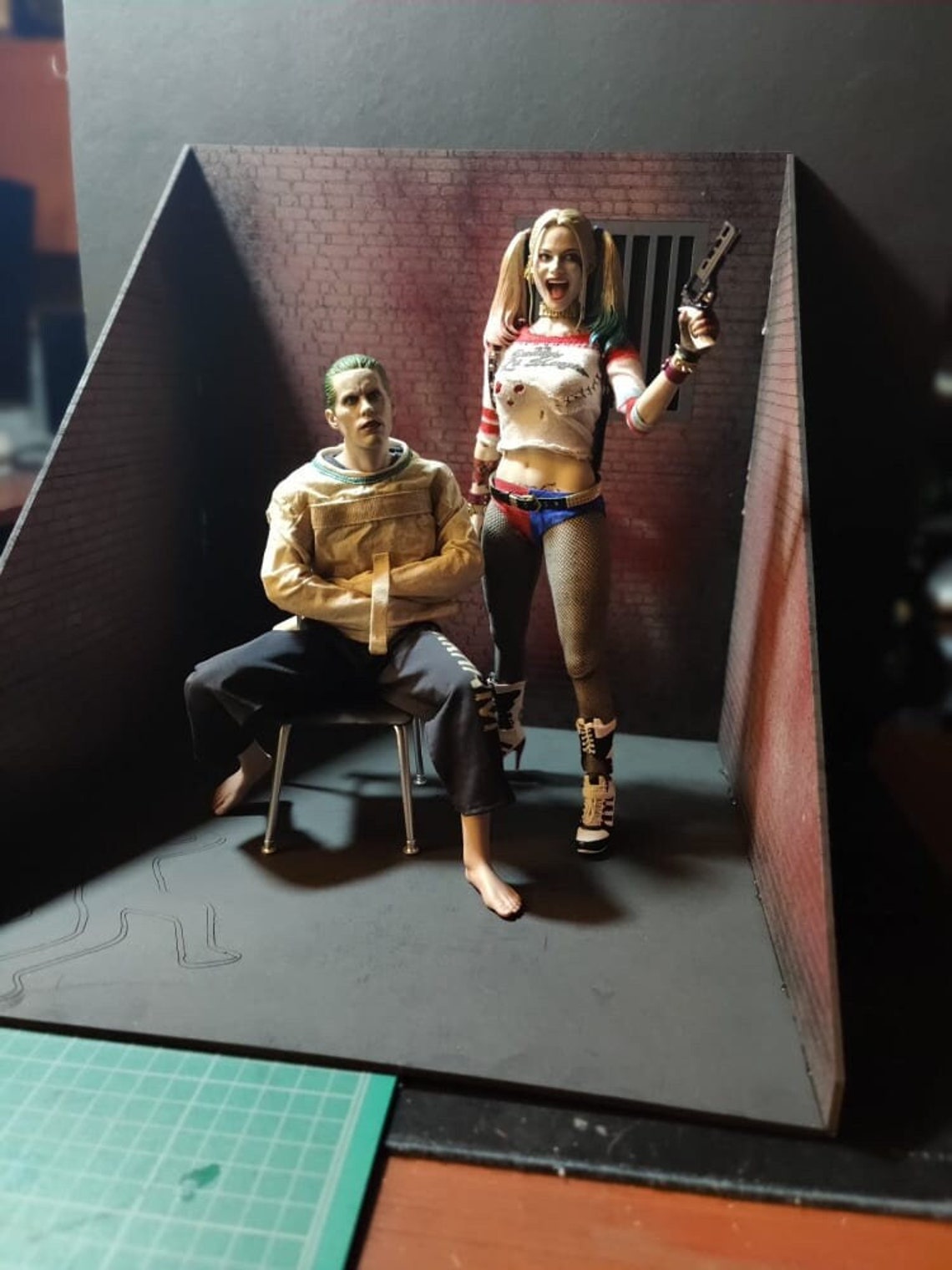 Jail Cell/arkham Gate Diorama Hot Toys 1/6 Scale Ikea Detolf - Etsy Canada