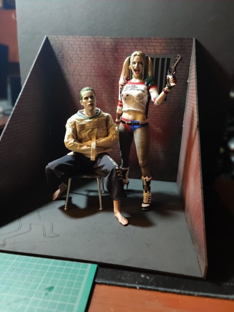Jail Cell/arkham Gate Diorama Hot Toys 1/6 Scale Ikea Detolf - Etsy Canada