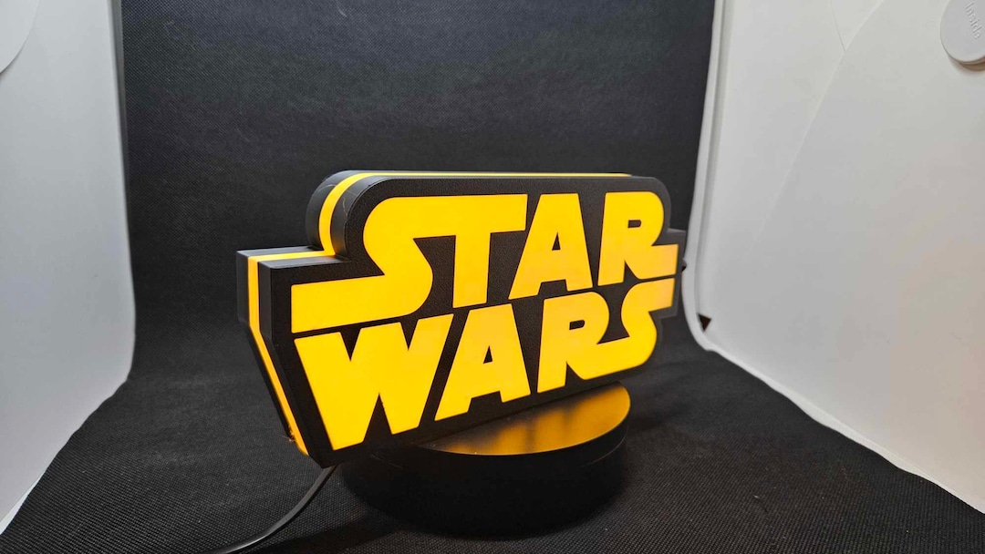 Star Wars Title Logo Illuminated Box (lightbox) - Etsy