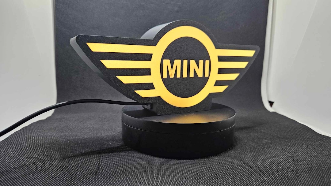 Mini Cooper Logo Illuminated Box (lightbox) - Etsy