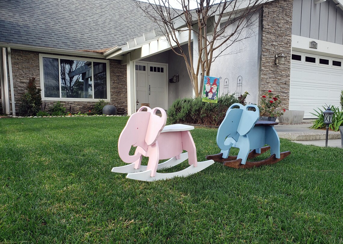 Rocking Elephant - Etsy
