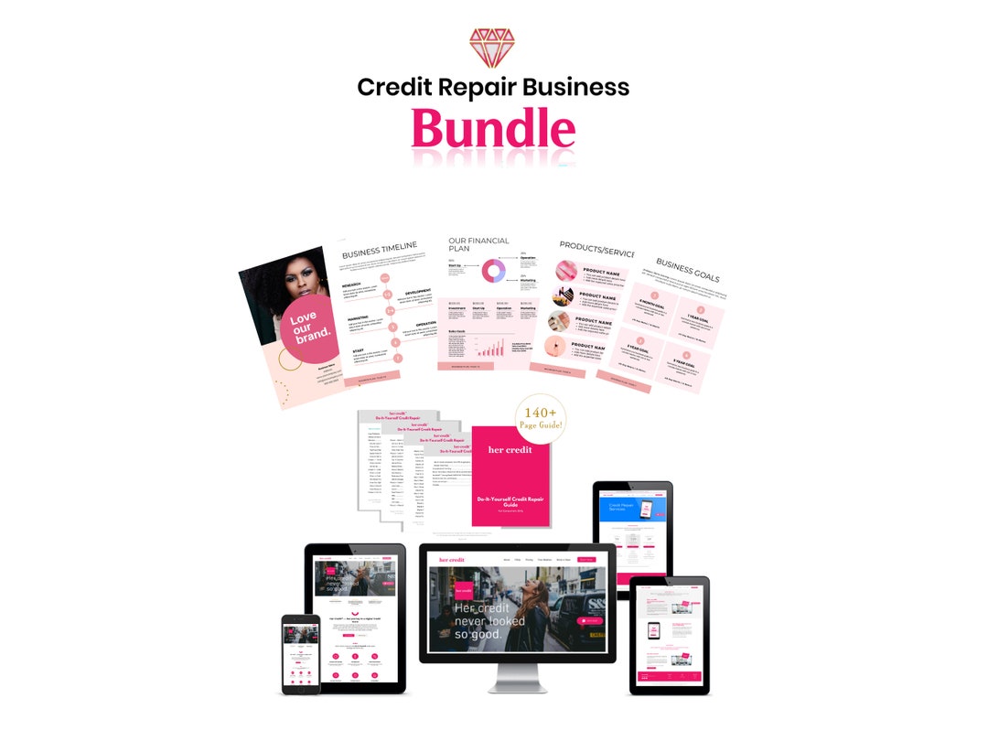 Credit Repair Business Start up Bundle! Credit Repair Website Template ...