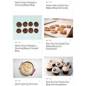 Cupcake Baker Website Template Wix, Cupcake Web Design, Cake Website ...