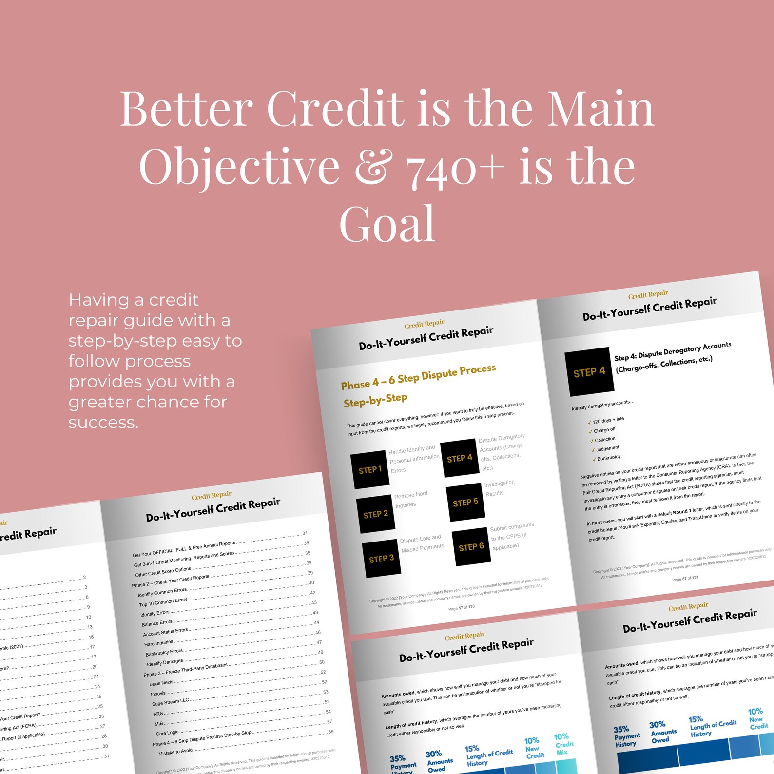 Credit Repair Guide, A Complete Step-by-step Guide to Repair Your ...