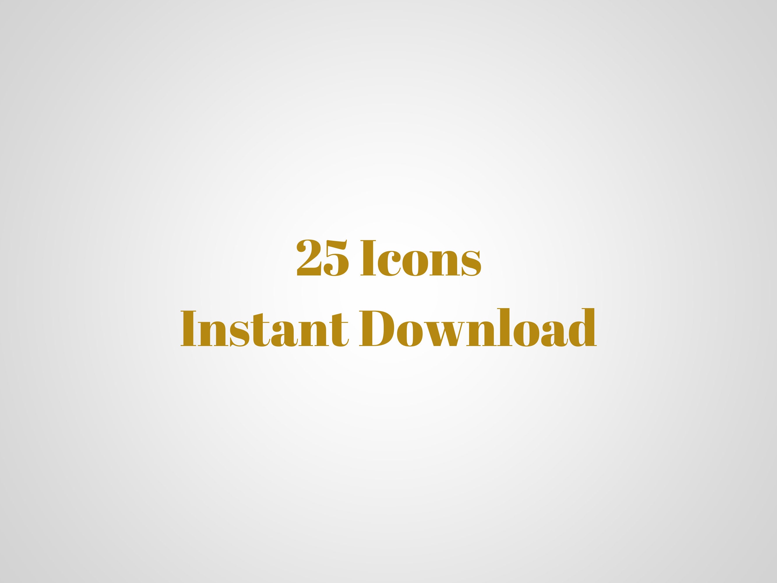 Gold Icon Set, High Quality Graphic Icons, Gold PNG Transparent Images ...