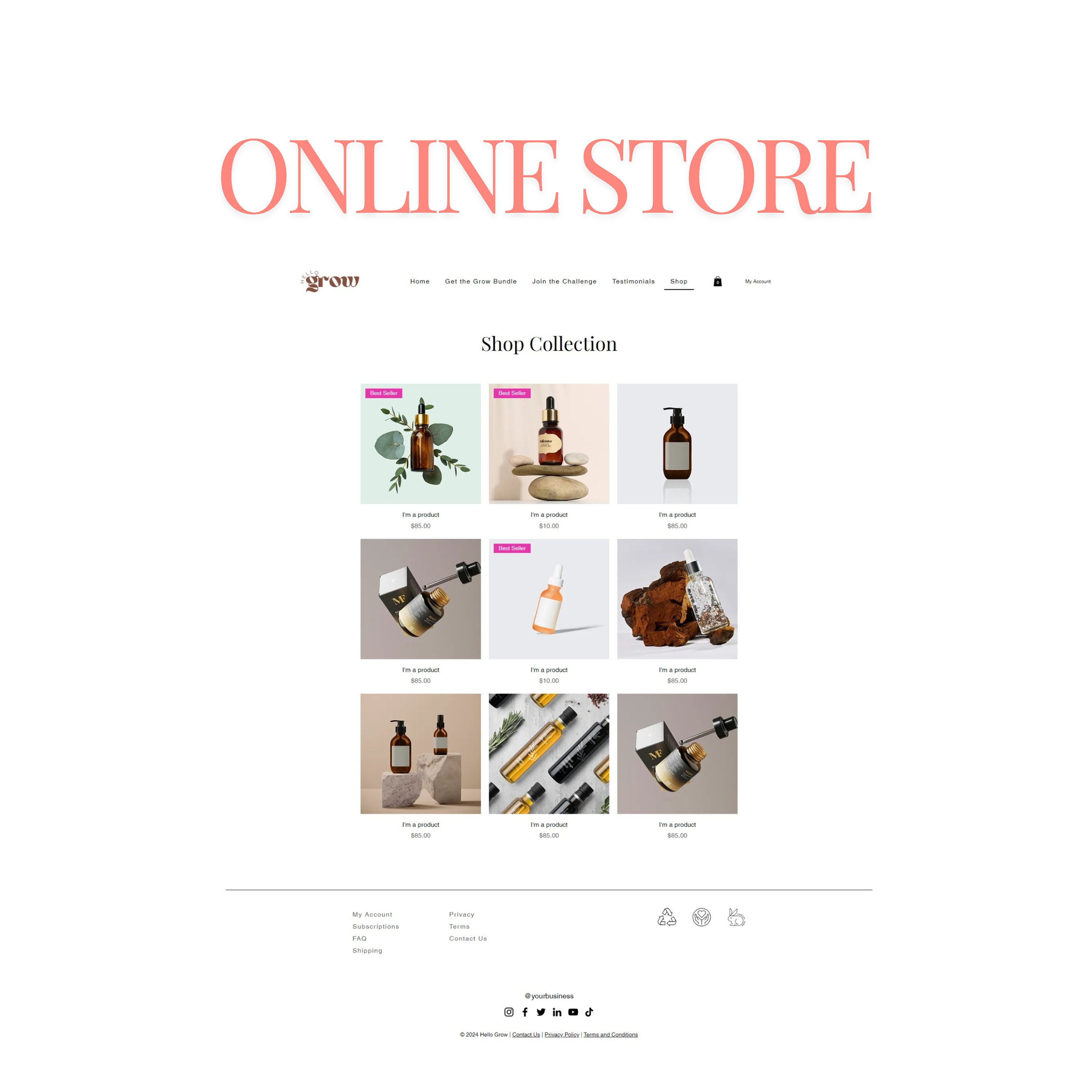 Wix Website Template, Natural Hair Website Template for Natural Hair ...