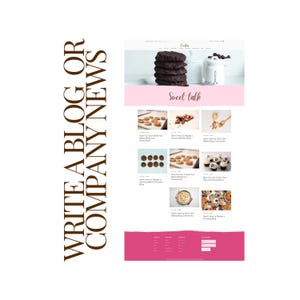 WIX Website Template for Your Cookie Business, Cookie WIX Theme Great ...