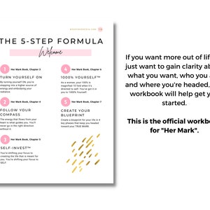 5-step Life Plan Workbook, Self Help Guide With Questions, Prompts and ...