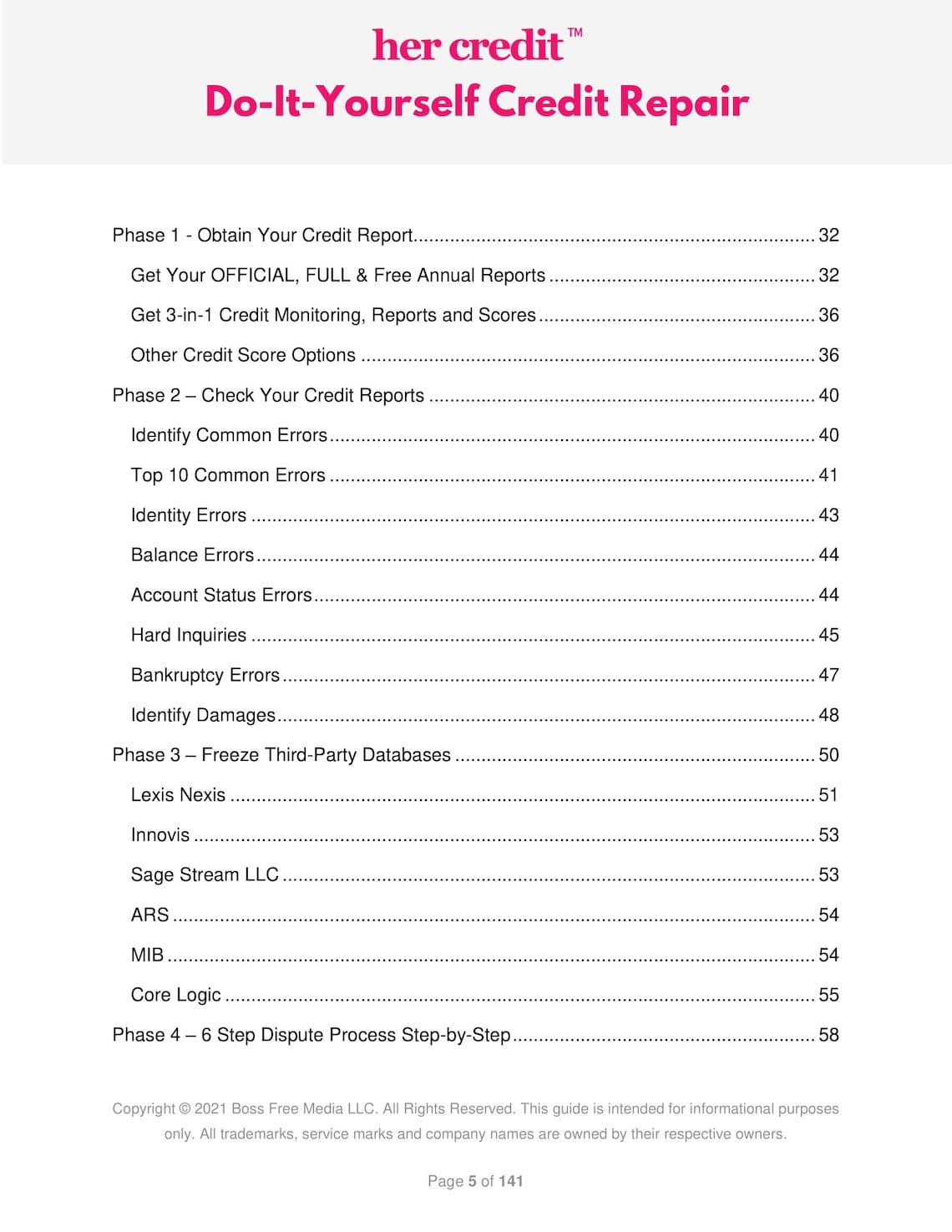 Credit Repair Guide Credit Repair Letters Step-by-step Guide - Etsy