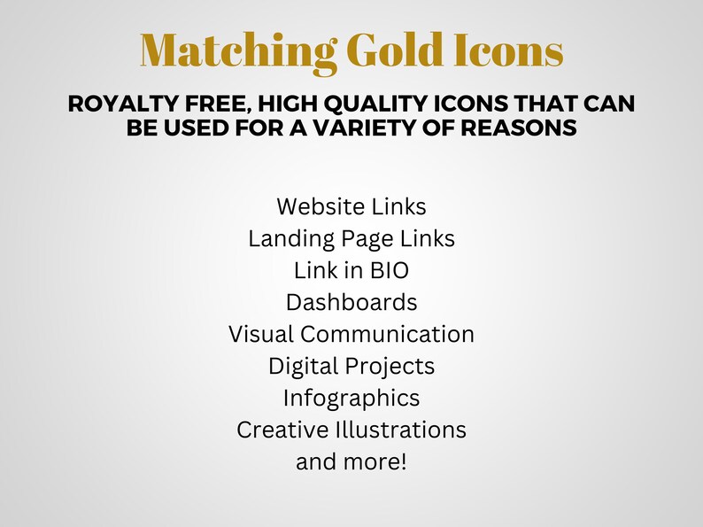 Gold Icon Set, High Quality Graphic Icons, Gold PNG Transparent Images ...