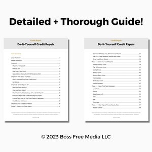 Credit Repair Guide A Complete Step-by-step Guide to Repair - Etsy