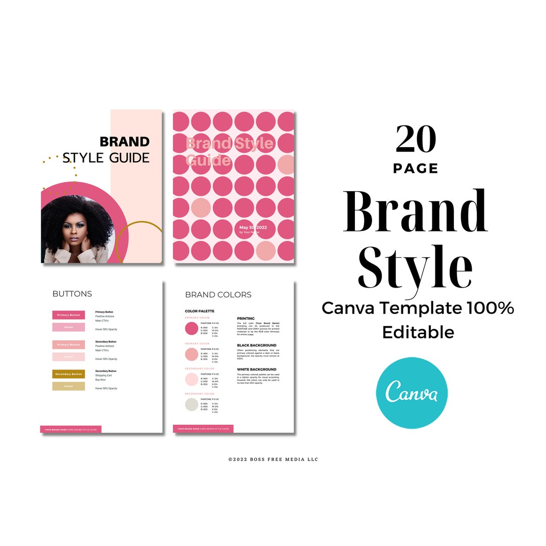 Brand Kit, Brand Style Guide Template, This Brand Guidelines Template ...