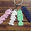 Custom Korean Name Keychain Personalized Engraved Wood Key Chain for ...