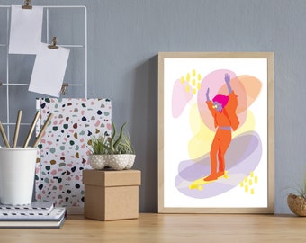 Keep It Cruisy (no Text) / 8x10 Wall Art / Illustration / Skate Art ...