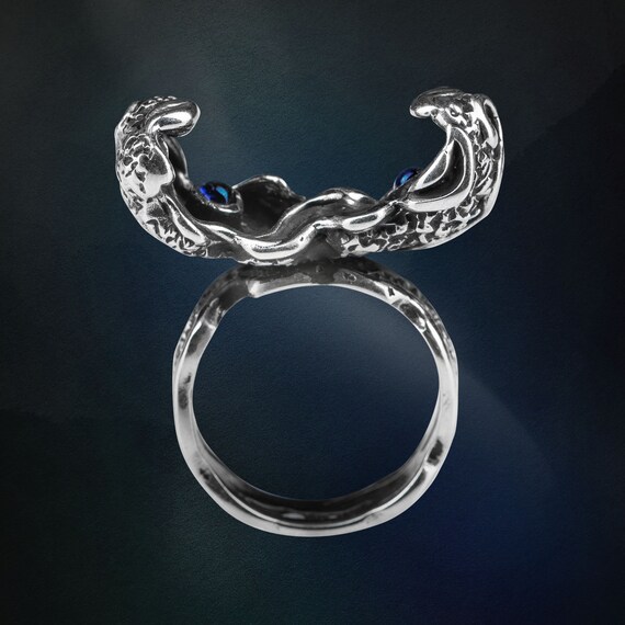 Wiccan Ring Witchcraft jewelry Pagan ring | Etsy