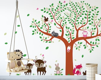 Large Oak Tree Decal - Etsy