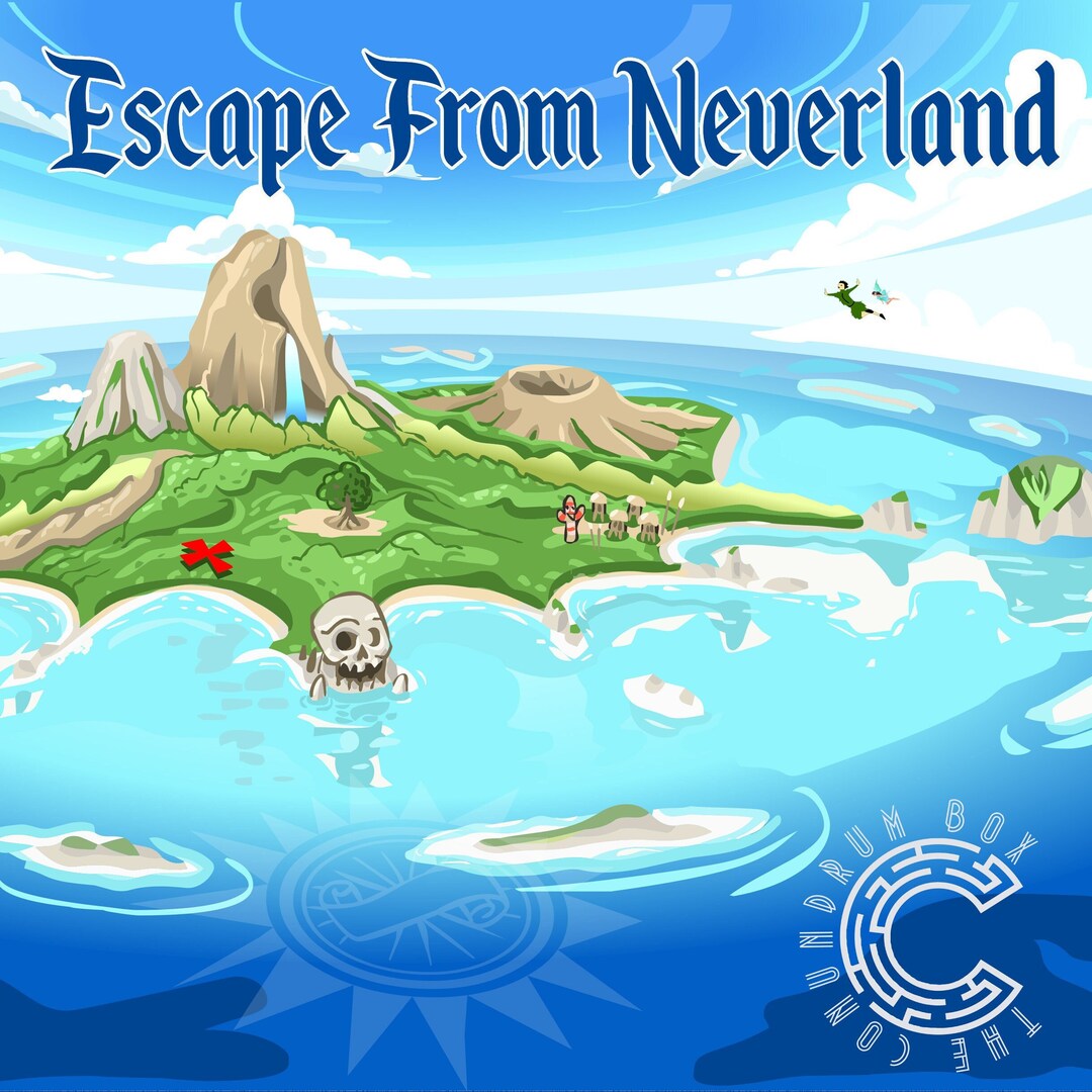 Escape From Neverland - an Escape Room in a Box by the Conundrum Box - Etsy
