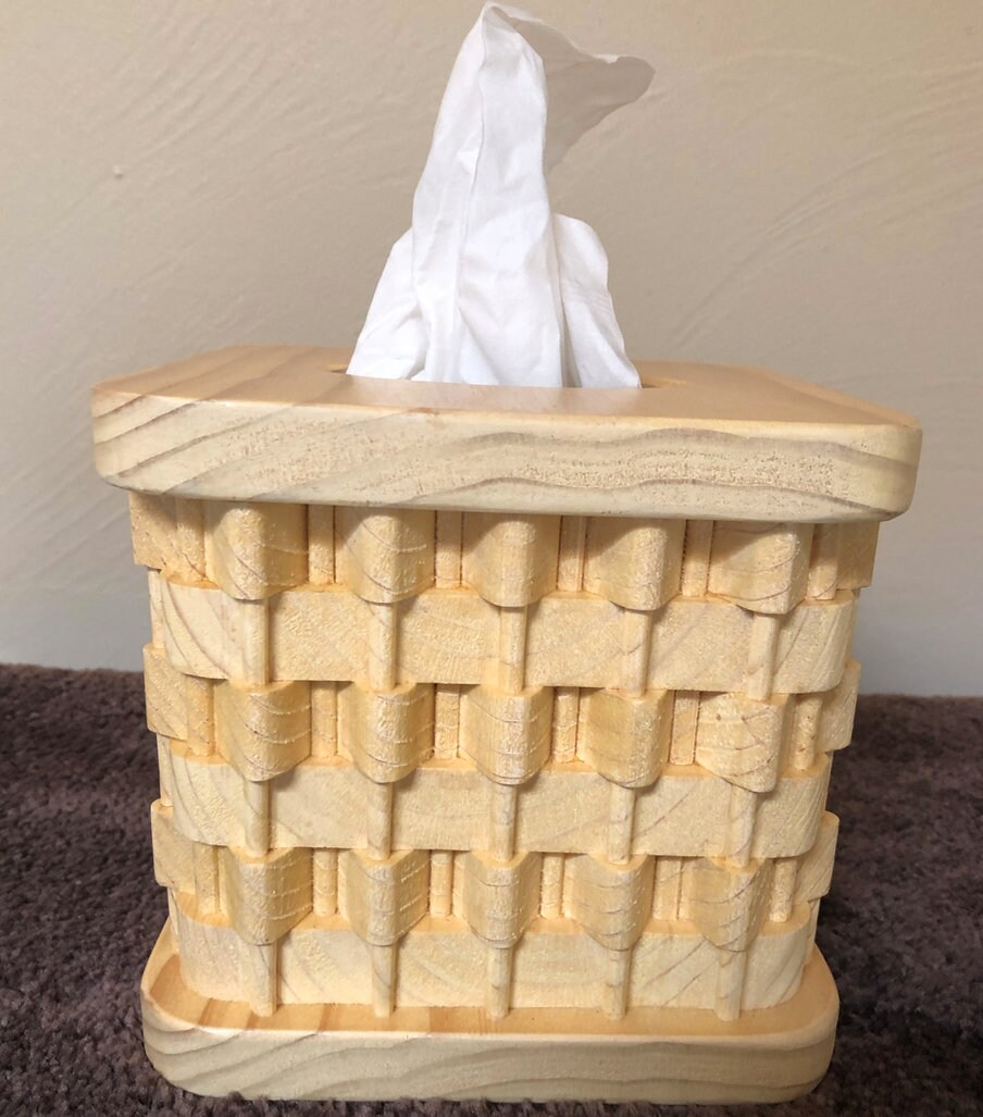Wooden Square Kleenex Box Cover (kleenexes Not Included) - Etsy