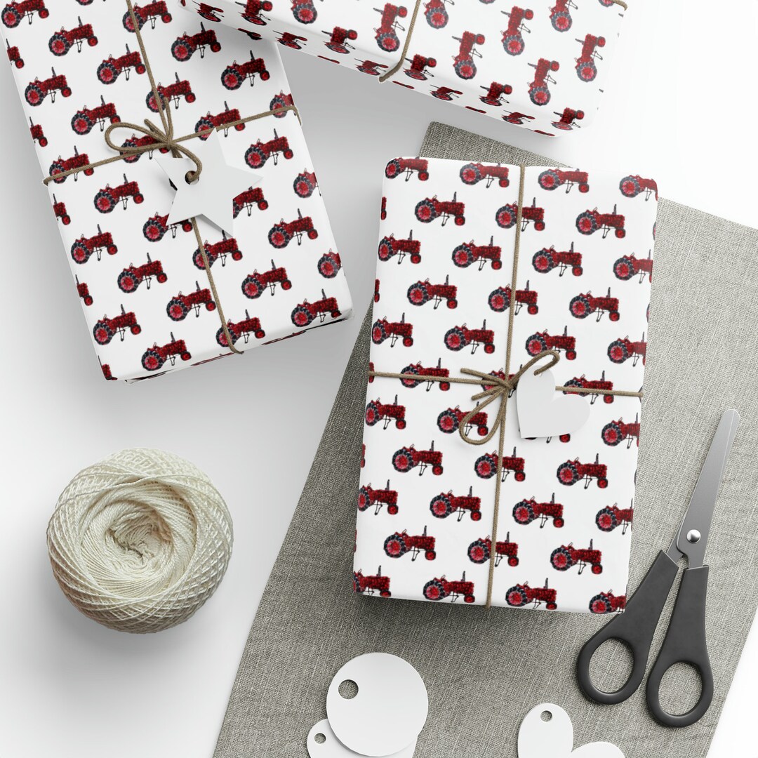 Tractor Wrapping Papers - Etsy