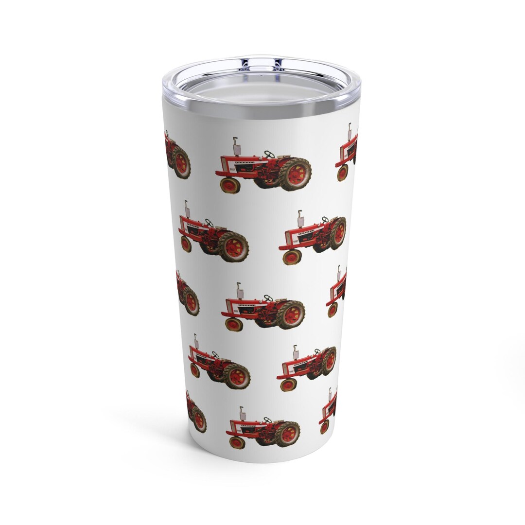 Tumbler 20oz Tractor Red, Farmhouse Kitchen Decor, Rural Theme ...