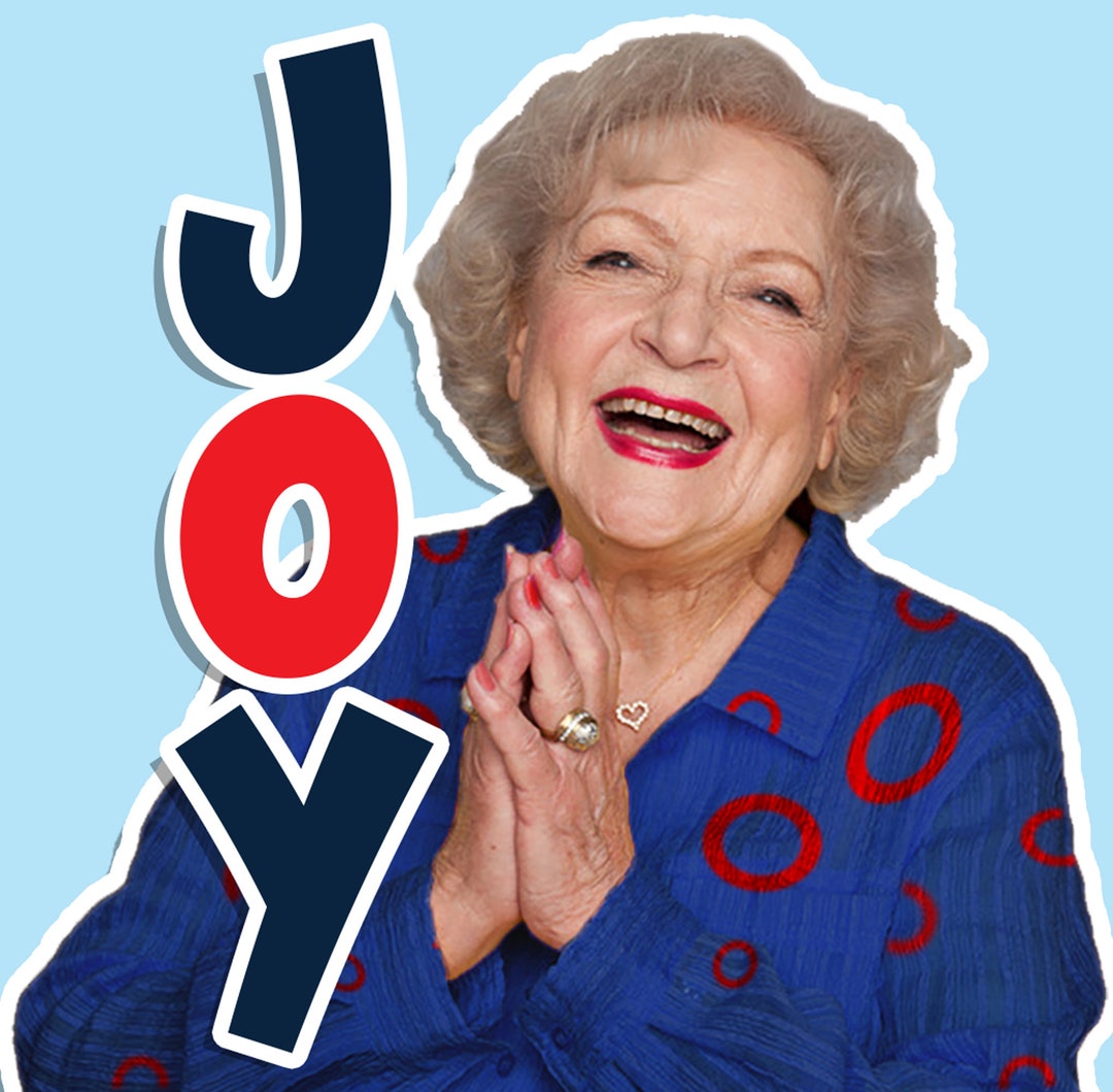 Phish "joy" X Golden Girls Rose Betty White Sticker - Etsy