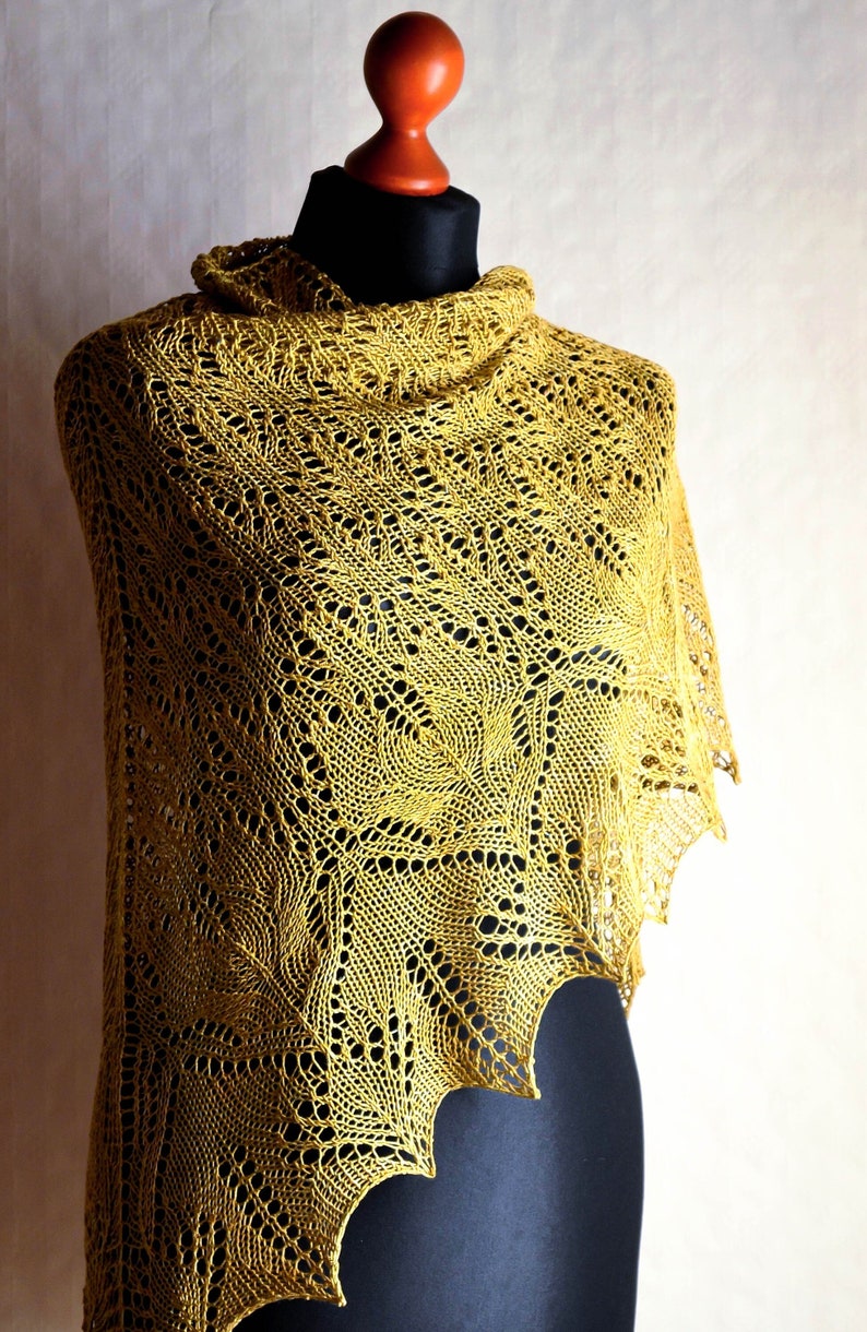 Beyond a Shadow - Lace Shawl Pattern - Instant Download - English - Etsy