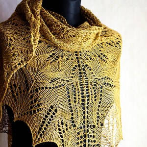 Beyond a Shadow - Lace Shawl Pattern - Instant Download - English - Etsy