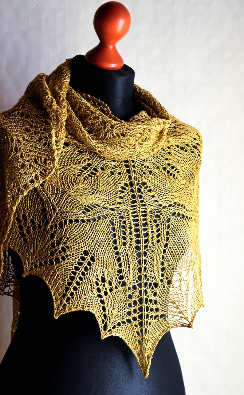 Beyond a Shadow - Lace Shawl Pattern - Instant Download - English - Etsy