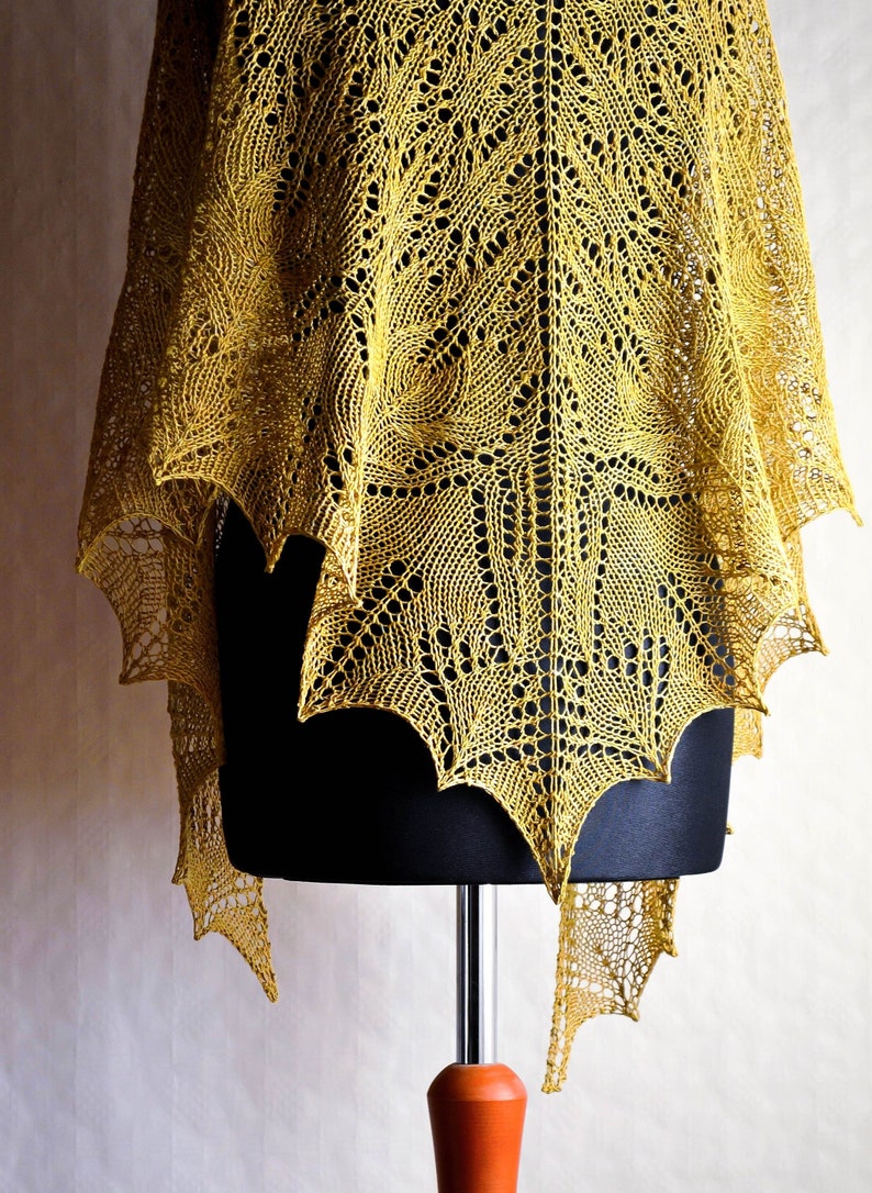 Beyond a Shadow - Lace Shawl Pattern - Instant Download - English - Etsy