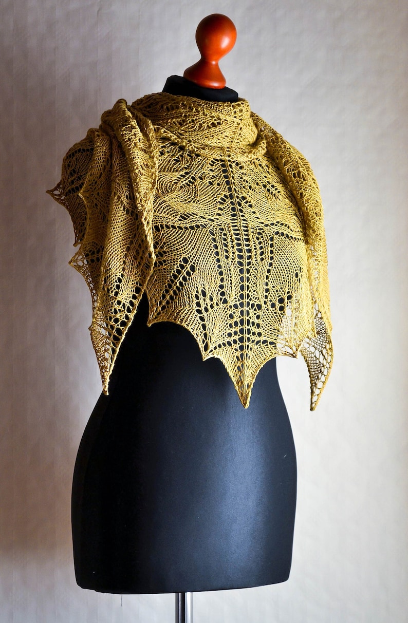 Beyond a Shadow - Lace Shawl Pattern - Instant Download - English - Etsy