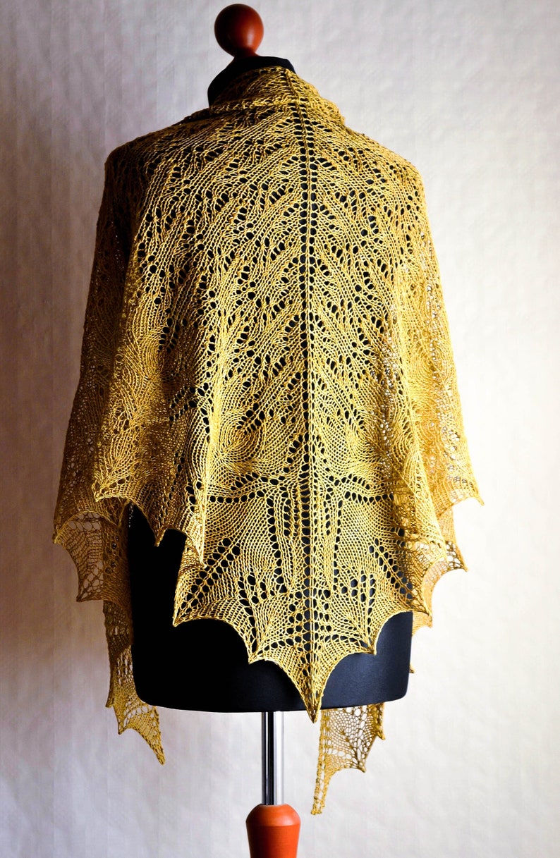 Beyond a Shadow - Lace Shawl Pattern - Instant Download - English - Etsy