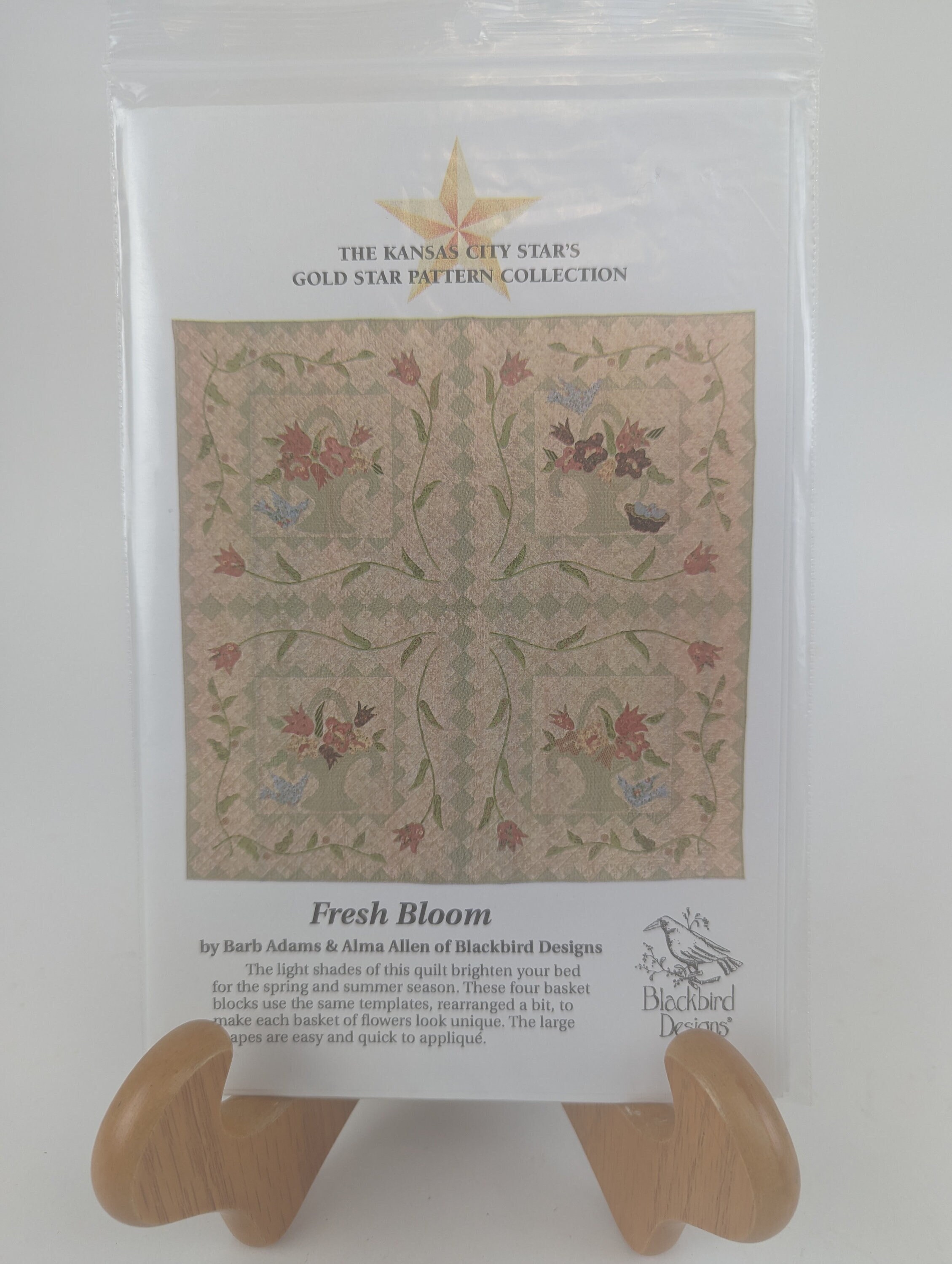Fresh Bloom Quilt Pattern From the Kansas City Star's Gold Star Pattern ...