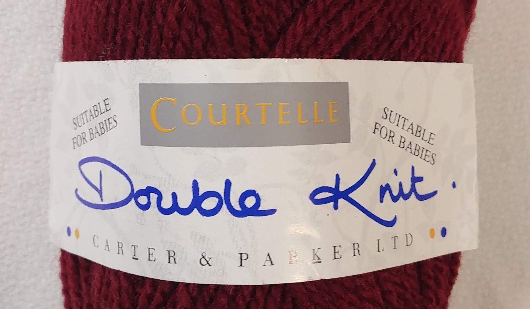 New Old Stock Lot of 5 Courtelle Double Knit Suitable for Babies Yarn ...