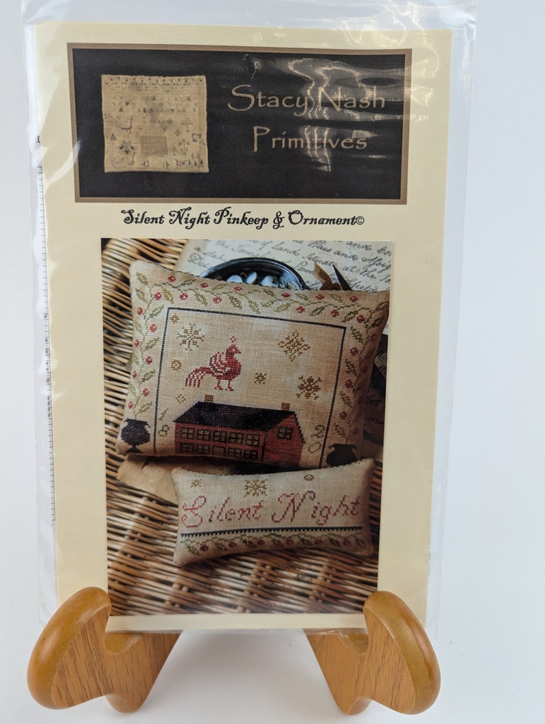 Stacy Nash Primitives Silent Night Pinkeep & Ornament 2016 - Etsy