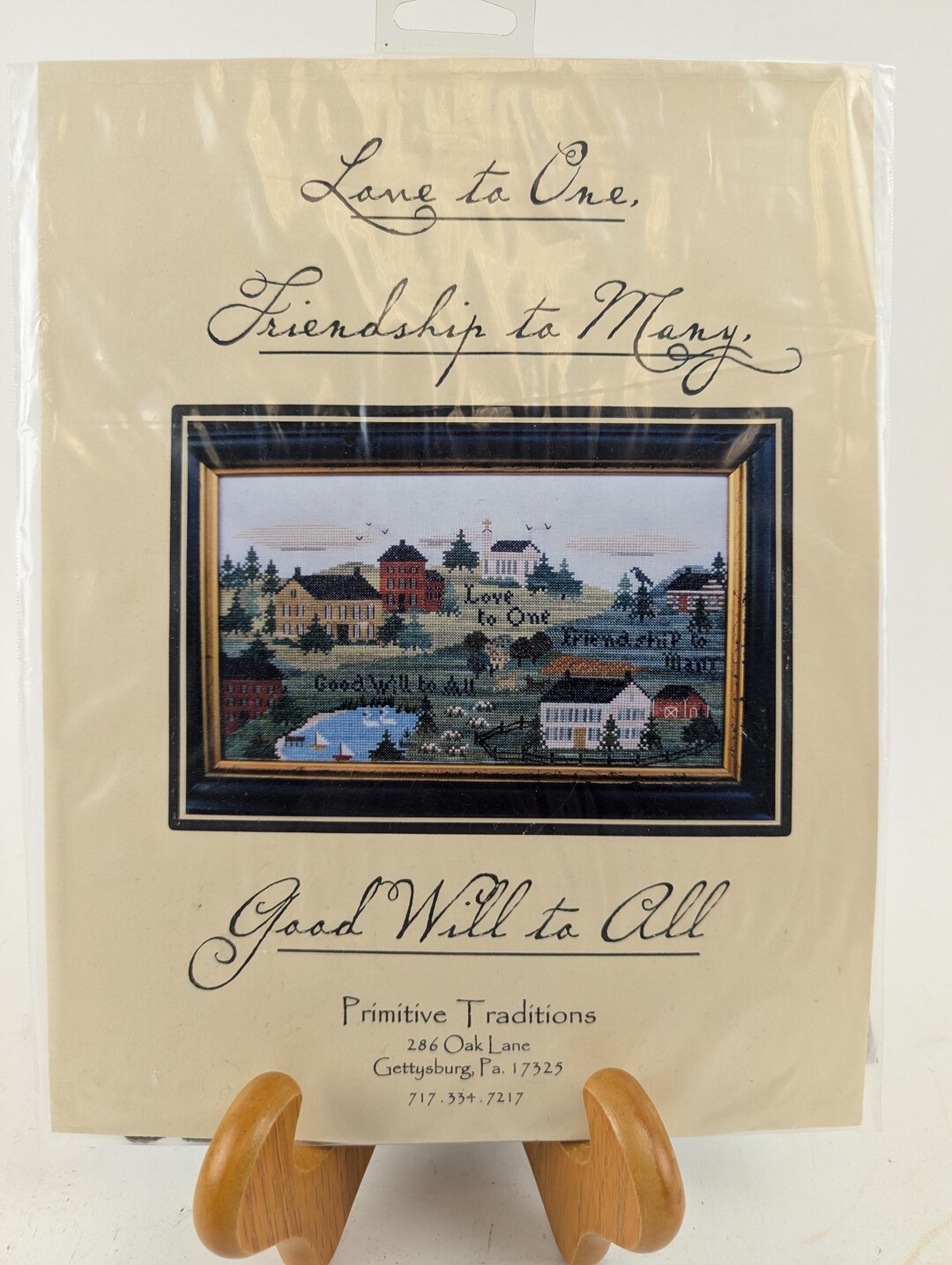 Love to One Friendship to Many Good Will to All Cross Stitch Kit From ...