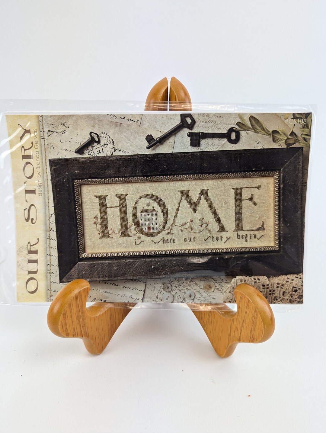 Our Story Home is Where Our Story Begins Cross Stitch Pattern CS188 by ...