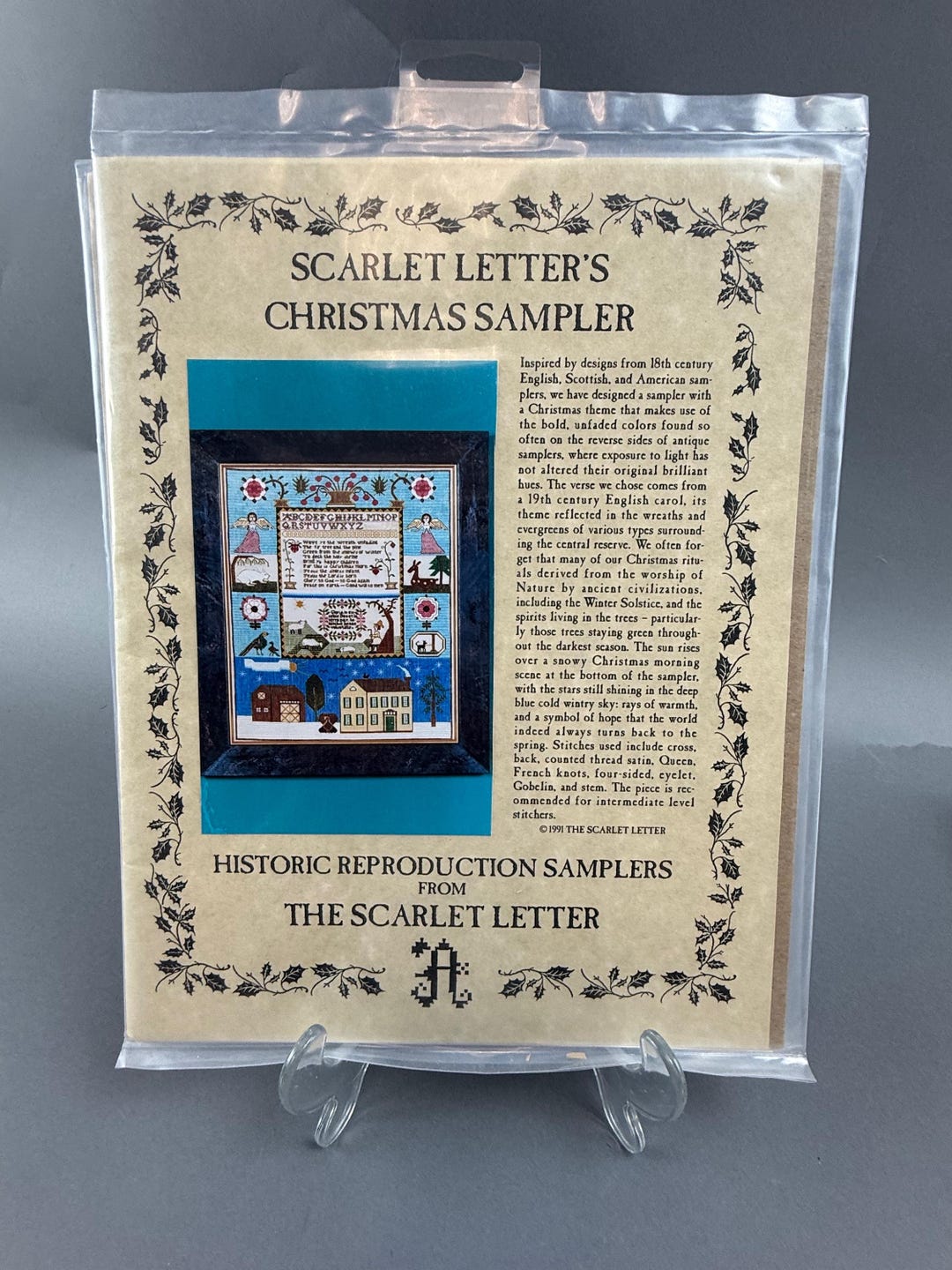The Scarlet Letter Scarlet Letter's Christmas Sampler Cross Stitch ...