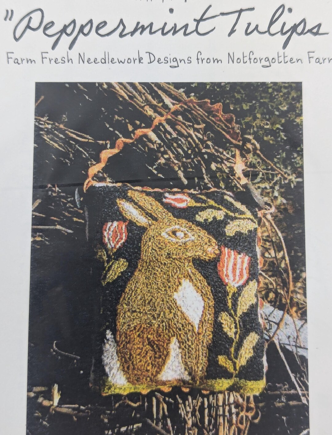 Notforgotten Farm Peppermint Tulips 2011 Punch Needle Pattern (box L ...